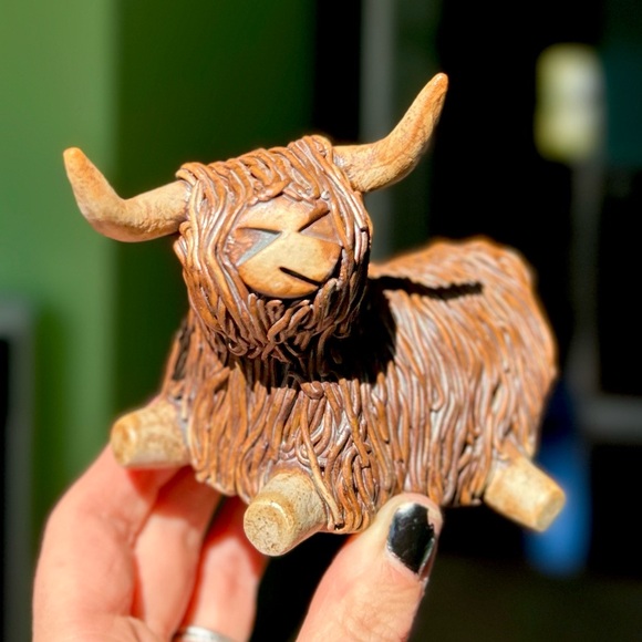Art | Vintage Pottery Handmade Cottagecore Farmhouse Country Highland ...